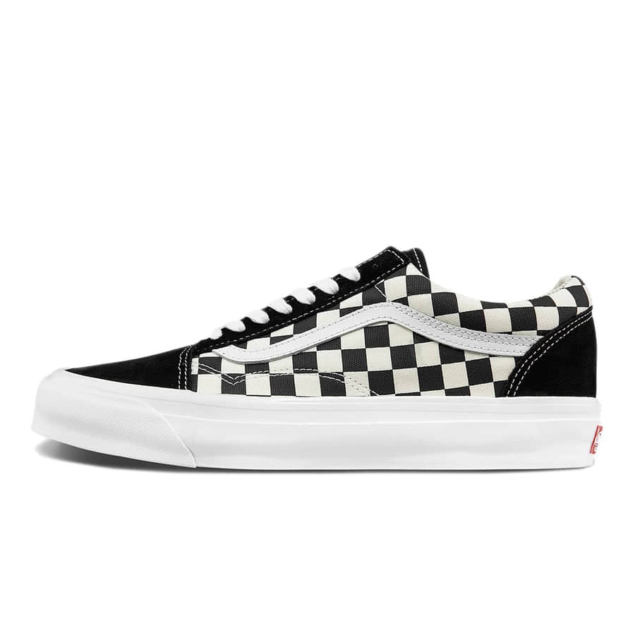 Jual VANS OLD SKOOL VALUT OG LX CHECKERBOARD BLACK CLASSIC WHITE ...