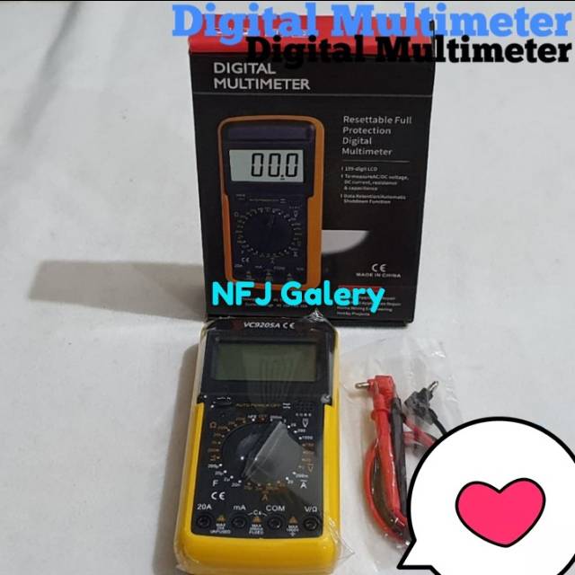 Jual Multimeter digital Multimeter fluke MULTITESTER LCD Multimeter ...