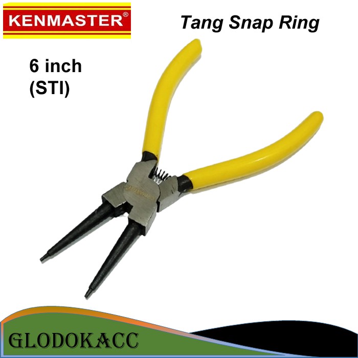 Jual Tang Snap Ring 6 inch - Kenmaster Tang Circlip Lurus Tutup (STI ...