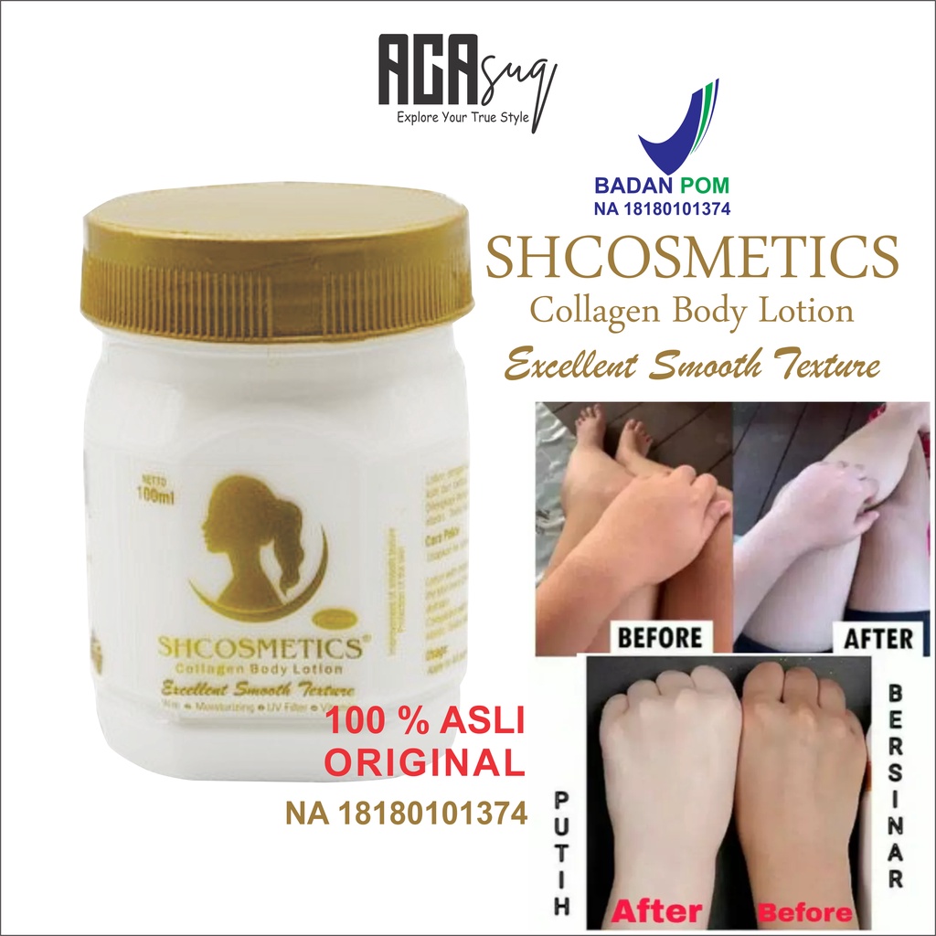 Jual BITCOL BPOM LOTION INSTAN PEMUTIH TUBUH DALAM 7 HARI BIBIT COLLAGEN BITCOL SH COSMETICS ...