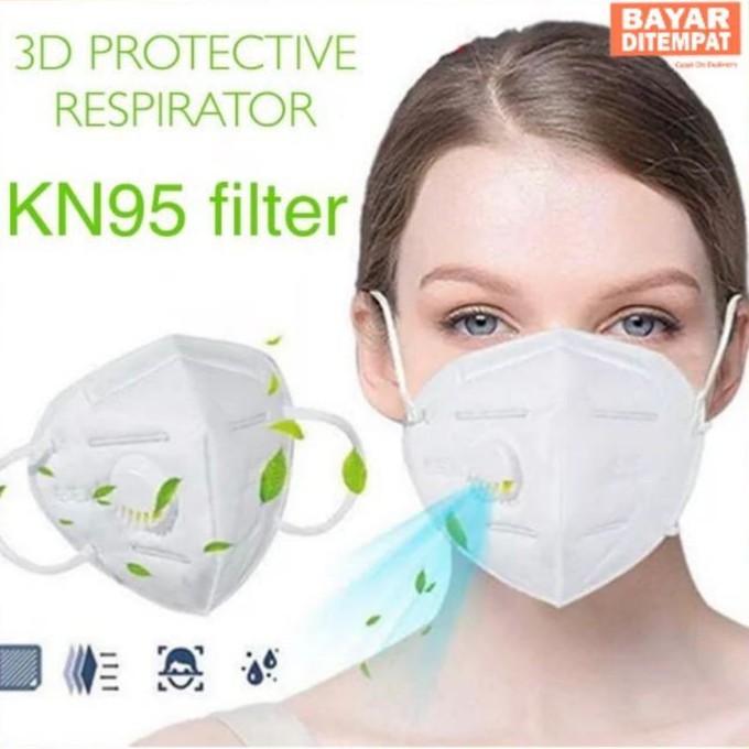 Jual Masker Respirator KN95 Warna Kemasan Isi 1pcs | Shopee Indonesia