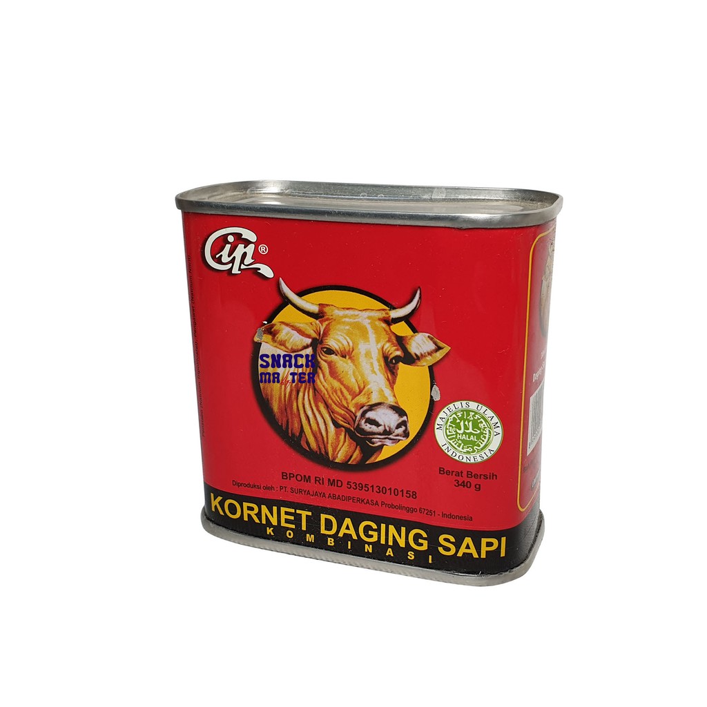 Jual Kornet Daging Sapi CIP Kaleng - Netto 340 gr | Shopee Indonesia
