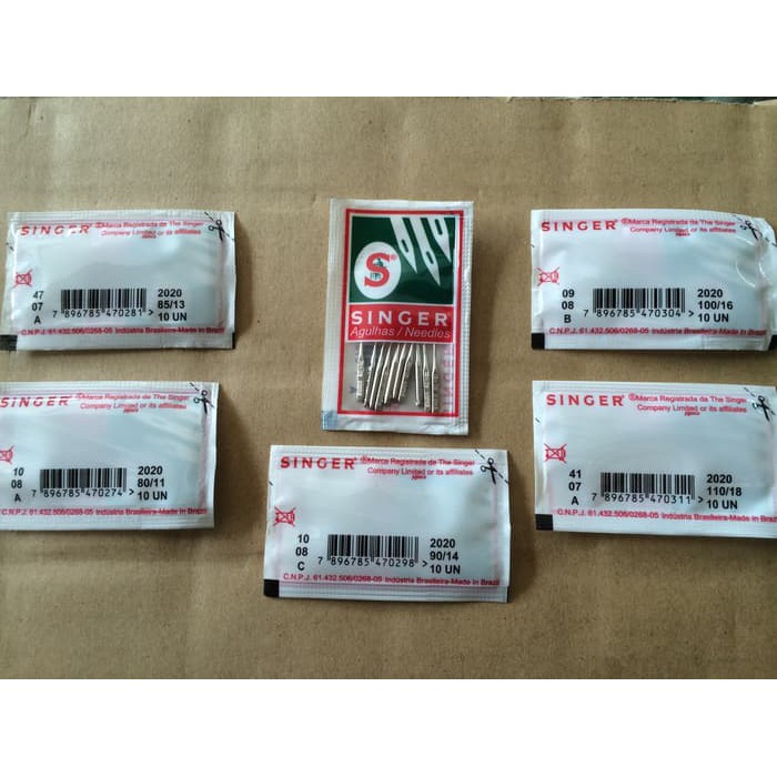 Jual Jarum SINGER Untuk Mesin Jahit Mini / Biasa / Portable / Rumah ...