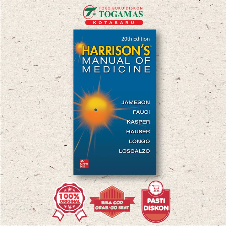 Jual HARRISON`S MANUAL OF MEDICINE (20TH EDITION) ED. INTERNATIONAL ...