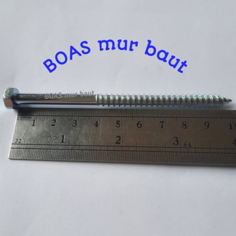Jual Baut Tembok 10 cm Kunci 10 isi 10pcs 1/4x4 boasmurbaut | Shopee ...