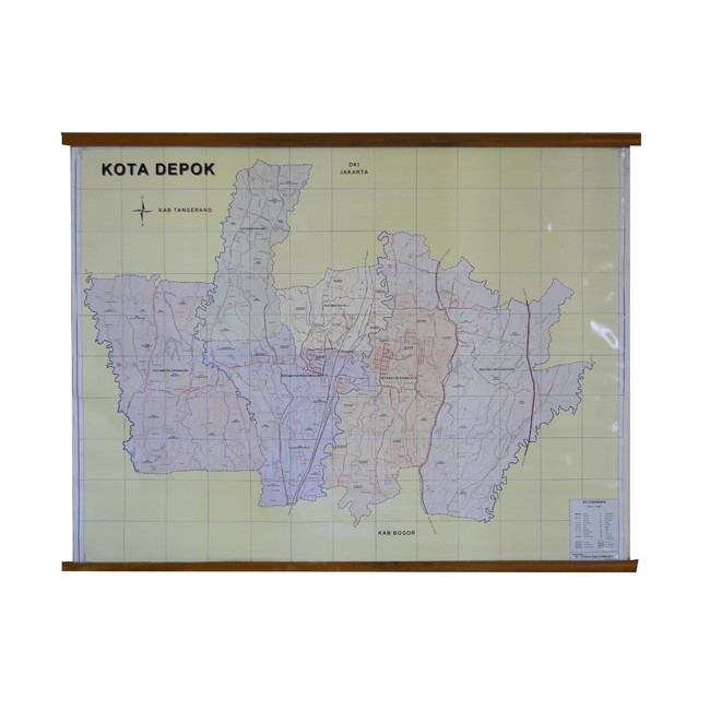 Jual Peta Kabupaten-Kota Bogor-Depok (Bingkai) | Shopee Indonesia
