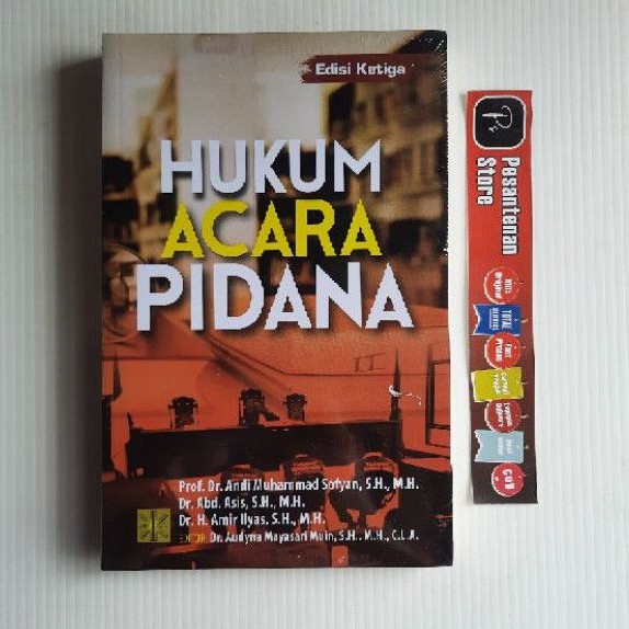 Jual BUKU ORIGINAL HUKUM ACARA PIDANA EDISI KETIGA EDISI TERBARU . ANDI MUHAMMAD SOFYAN ...