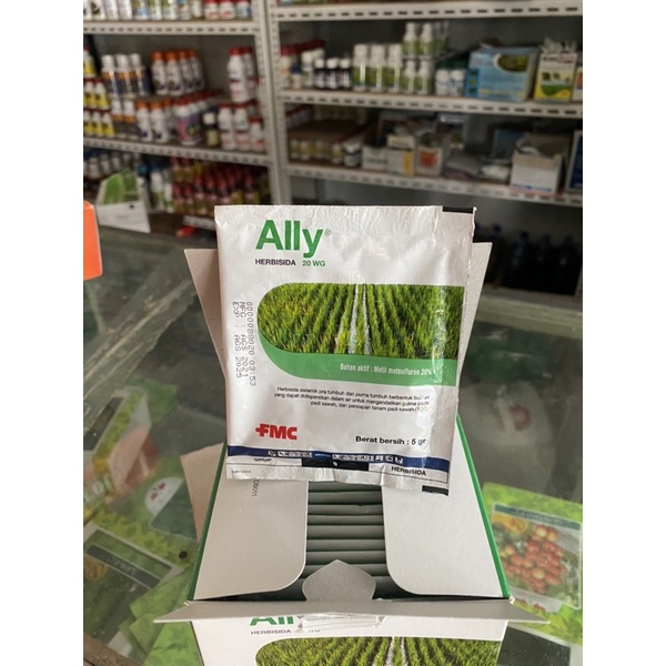 Jual Herbisida ALLY 20WG 5gr Original FMC Metil Metsulfuron campuran ...