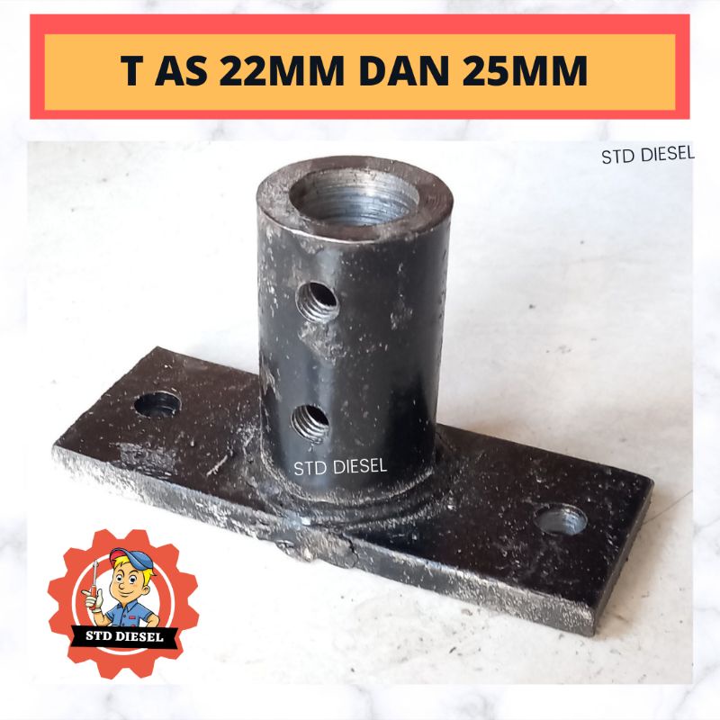 Jual T Te Kopel Untuk Shaft As 22 mm 25 mm T Kapal Nelayan Couple | Shopee Indonesia