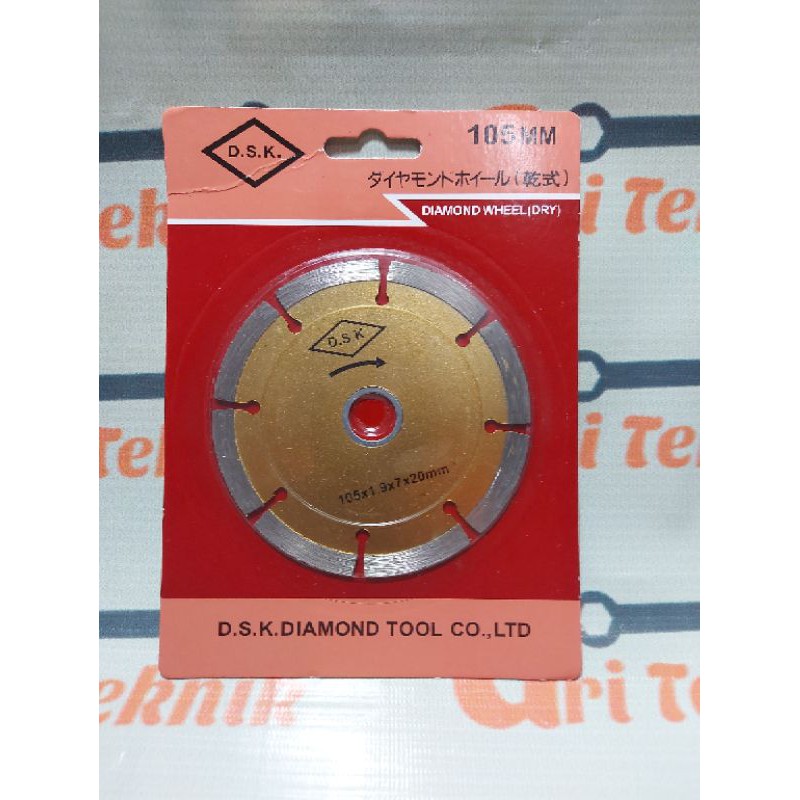 Jual DIAMOND WHEEL DSK DRY / MATA POTONG KERAMIK DSK KERING | Shopee ...