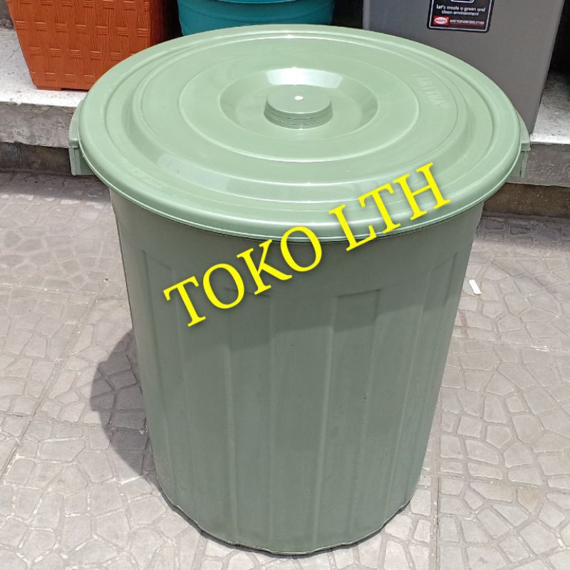 Jual EMBER ABU 80 LITER PLASTIK / EMBER 80 LITER + TUTUP / TONG AIR ...