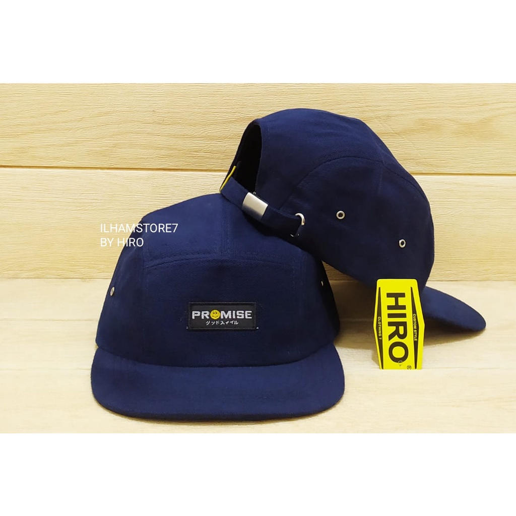 Jual [COD]Topi Snapback Bordir Promise Lima Panel New Model/Topi Keren ...