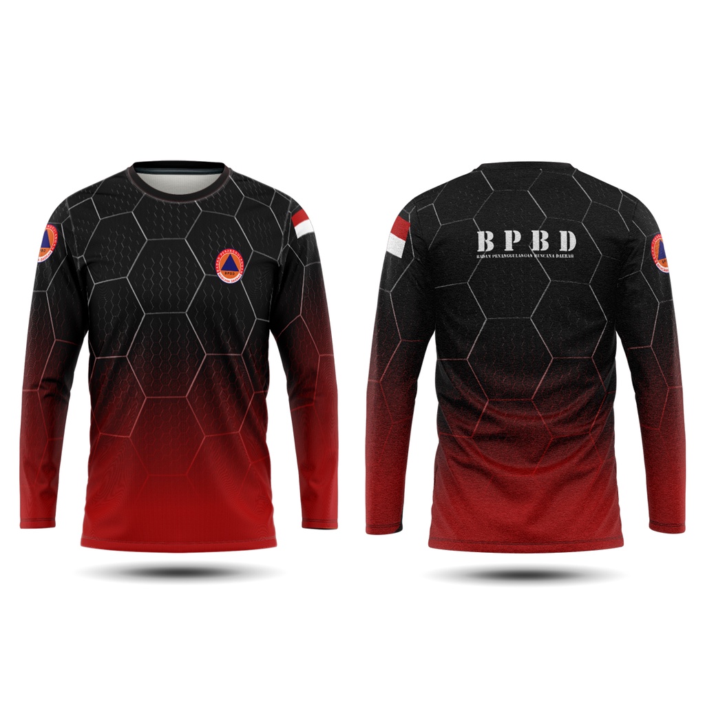 Jual Utamamedia - Kaos BPBD Lengan Panjang / Kaos Lapangan BPBD / Kaos ...