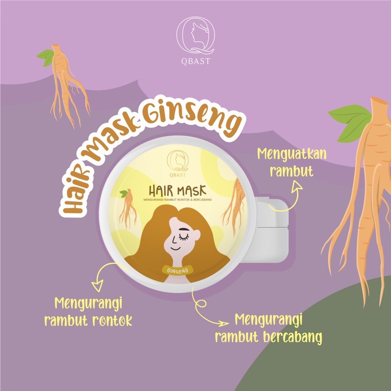 Jual Qelsea Masker Rambut Hair Mask Smoothing Care Nutrisi Natural ...
