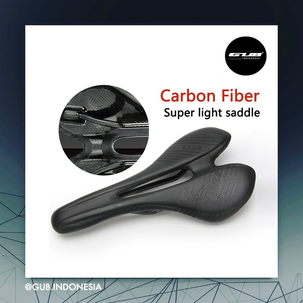 Jual GUB 1158 Ultralight Carbon Fiber Bicycle Saddle - Tempat Duduk ...