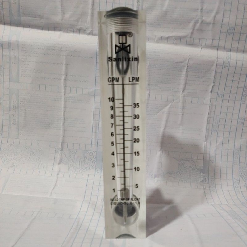 Jual Flow meter 10 Gpm/ 35 Lpm derat 1inch( alat pengukur tekanan air ...