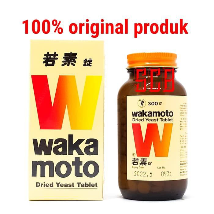 Jual BERKASIAT WAKAMOTO DRIED YEAST TABLET - OBAT SAKIT MAAG / NYERI ...