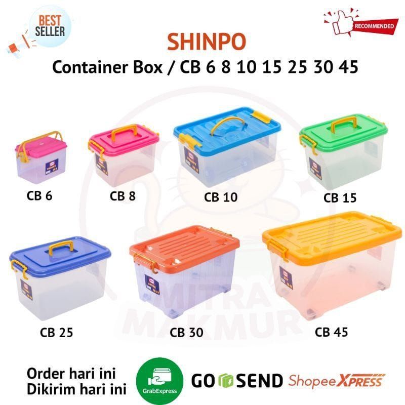 Jual Box Container Practy Shinpo CB 6, CB 8, CB 10, CB 15, CB 18, CB 25 ...