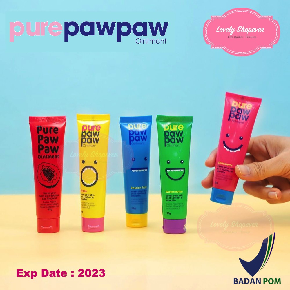 Jual [BPOM] PURE PAW PAW PAWPAW Ointment 25 g gr gram 25g 25gr Papaw ...