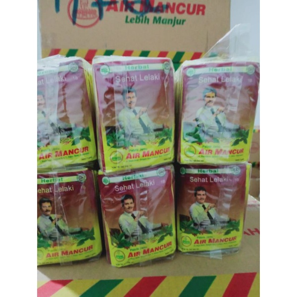 Jual Air Mancur Jamu Sehat Lelaki Isi 10 Sachet | Shopee Indonesia
