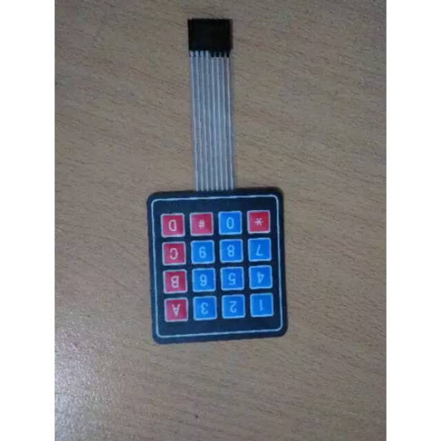 Jual KEYPAD POM MINI 4X4 KEYPAD MEMBRAN ARDUINO KEYPAD PERTAMINI ...