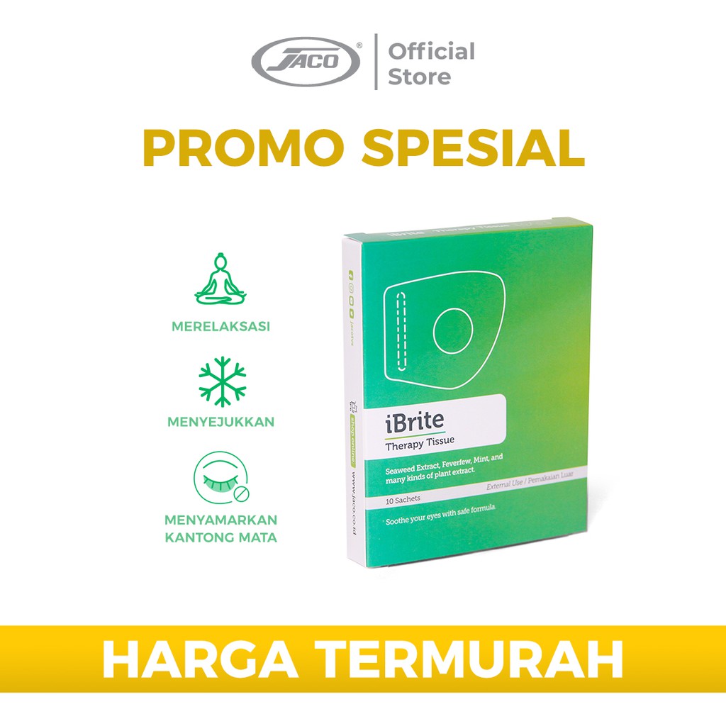 Jual Jaco iBrite Therapy Tissue Tisu Terapi Mata- Paket 3 Box | Shopee ...