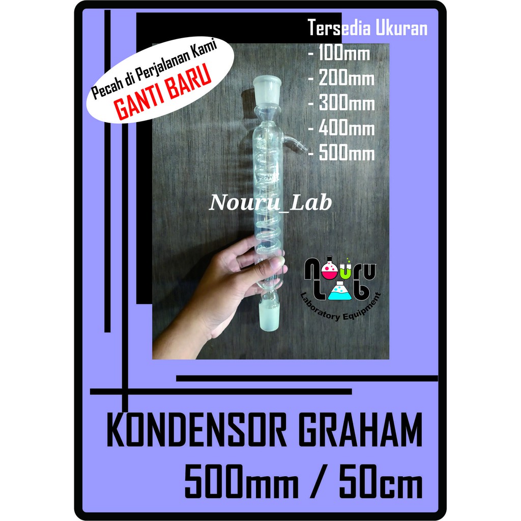 Jual Kondensor Graham 500mm - Kondensor Spiral 500mm | Shopee Indonesia
