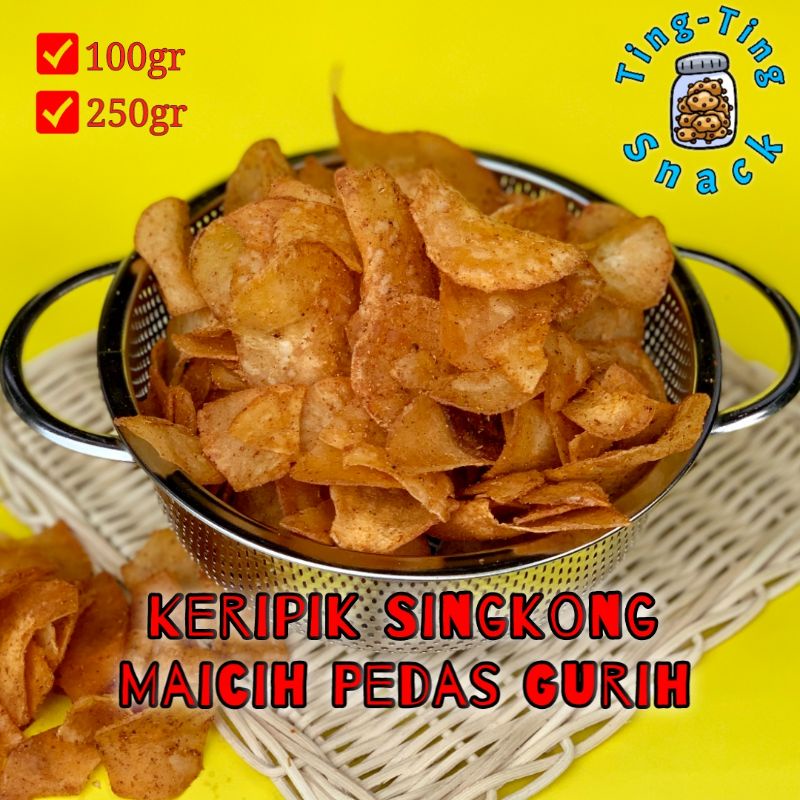 Jual KERIPIK SINGKONG 100 GRAM BREKELE MAICIH CABE IJO SANJAI ASIN ...