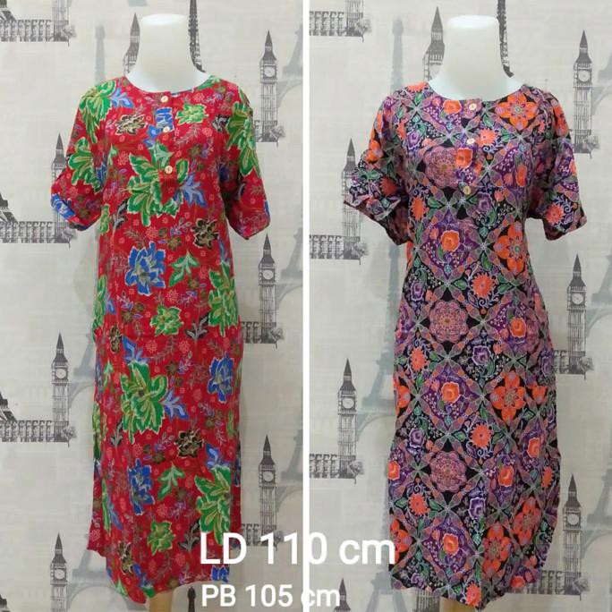 Jual Daster Batik Kencana Ungu Asli Promoi Murah | Shopee Indonesia