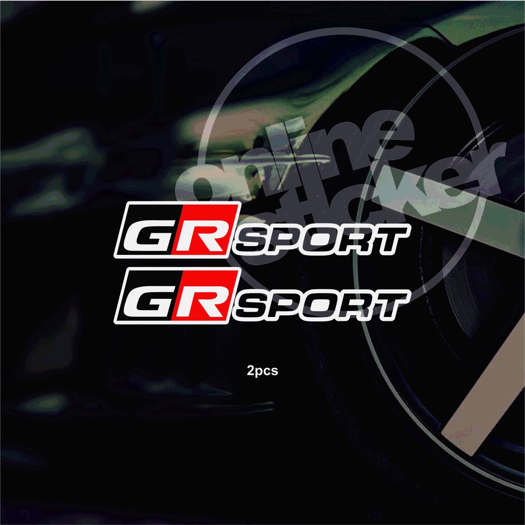 Jual Sticker GR Sport (2psc) | cutting sticker | Shopee Indonesia