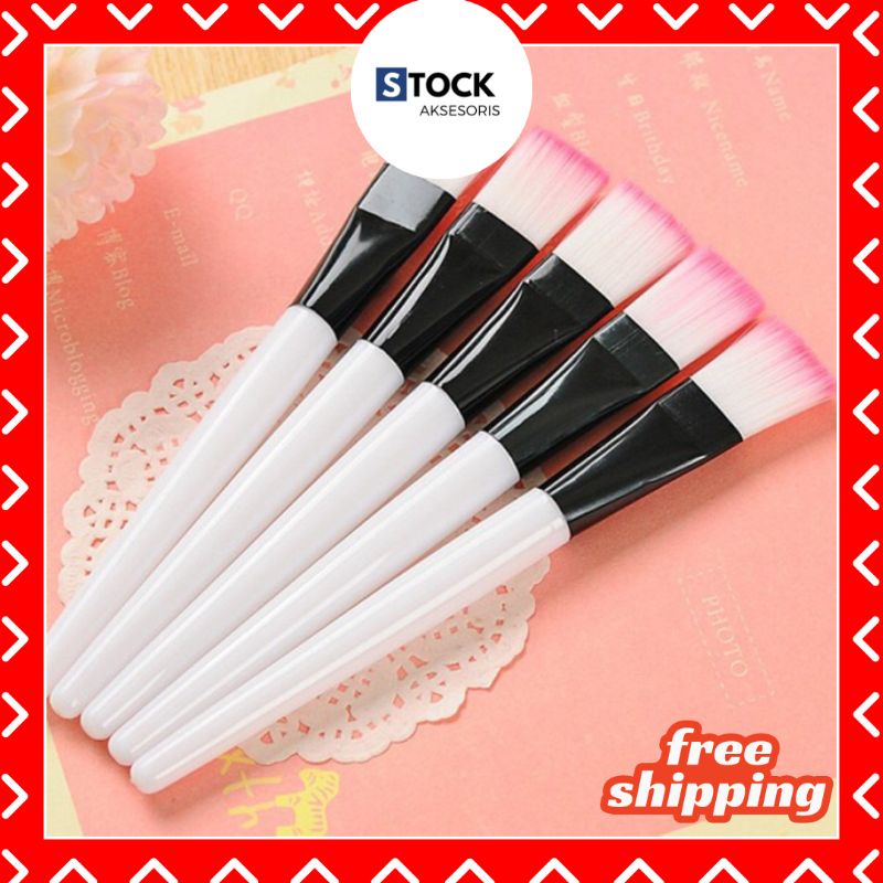 Jual Kuas Masker Bening Putih Pink / Kuas Bulu Lembut | Shopee Indonesia