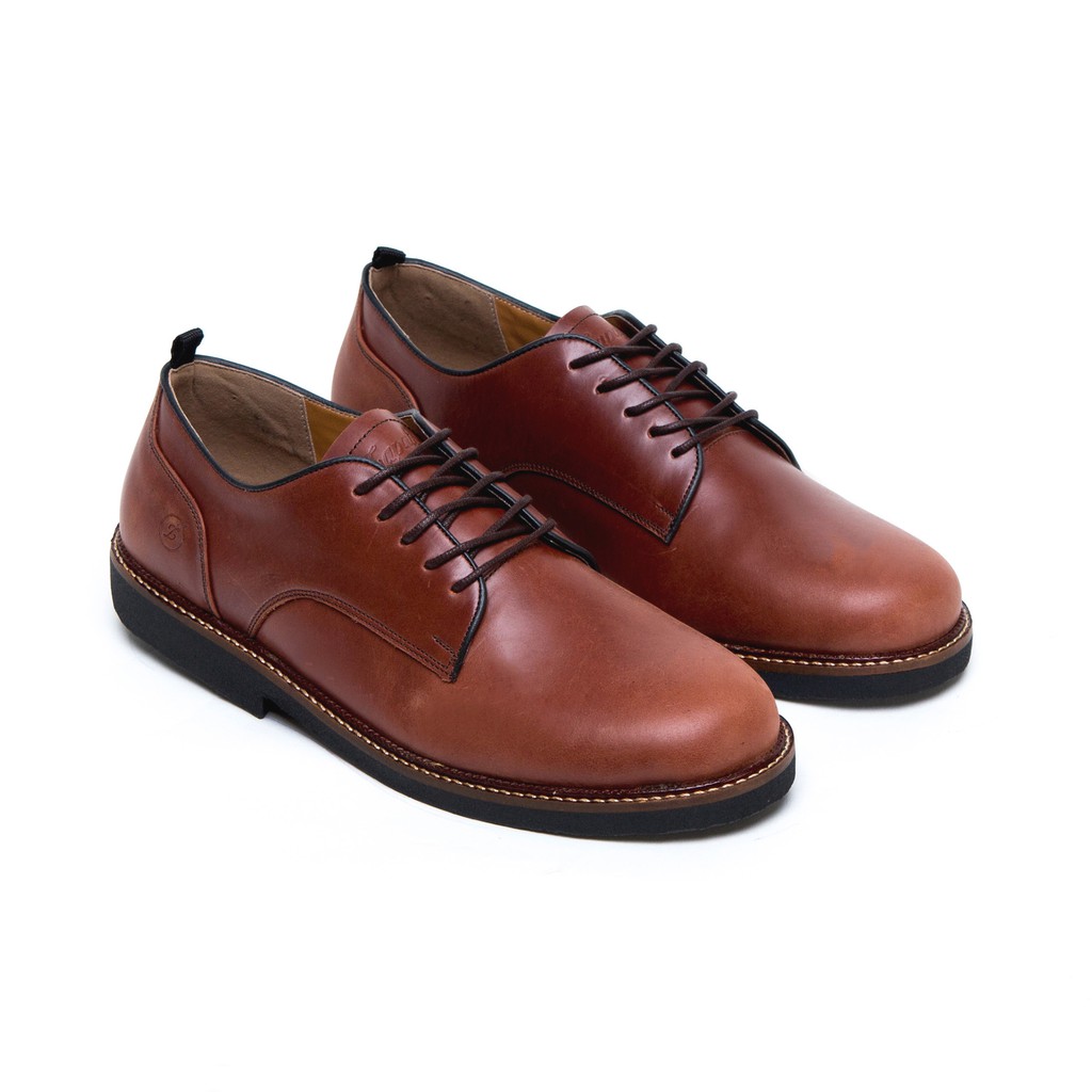 Jual Sepatu Pria Formal Casual Kulit Asli Keren Original Derby Footstep ...