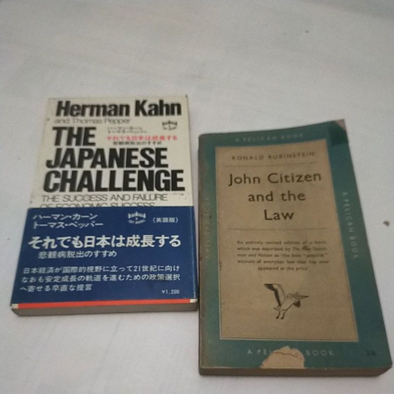 Jual CABUTAN ORIGINAL HERMAN KAHN THE JAPANESE CHALLENGE dan JOHN ...