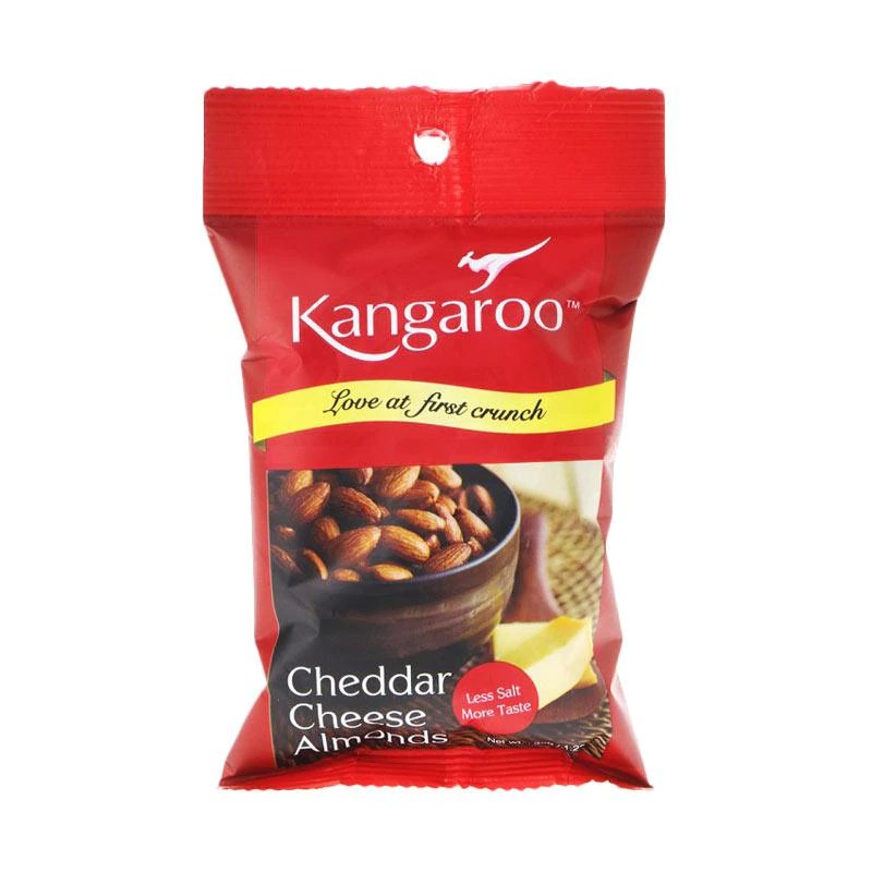 Jual Kangaroo Cheddar Cheese Almond [35 g] | Shopee Indonesia
