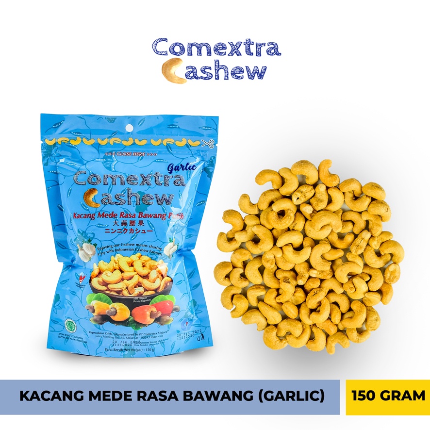 Jual Kacang Mede Comextra Cashew Goreng Bawang 150 Gr x 6 Pouch ...