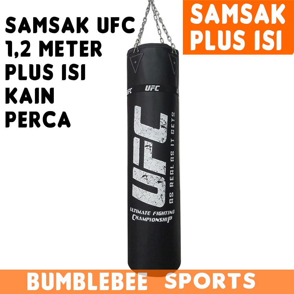 Jual Samsak Plus ISI Kain Perca UFC 120CM - Sansak Tinju Muay Thai MMA ...