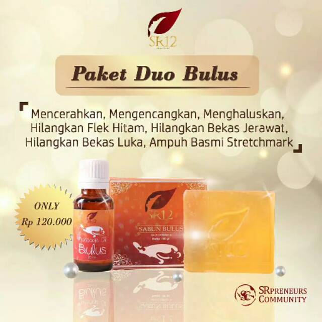 Jual Sr12 paket duo bulus (minyak bulus Dan sabun bulus) | Shopee Indonesia