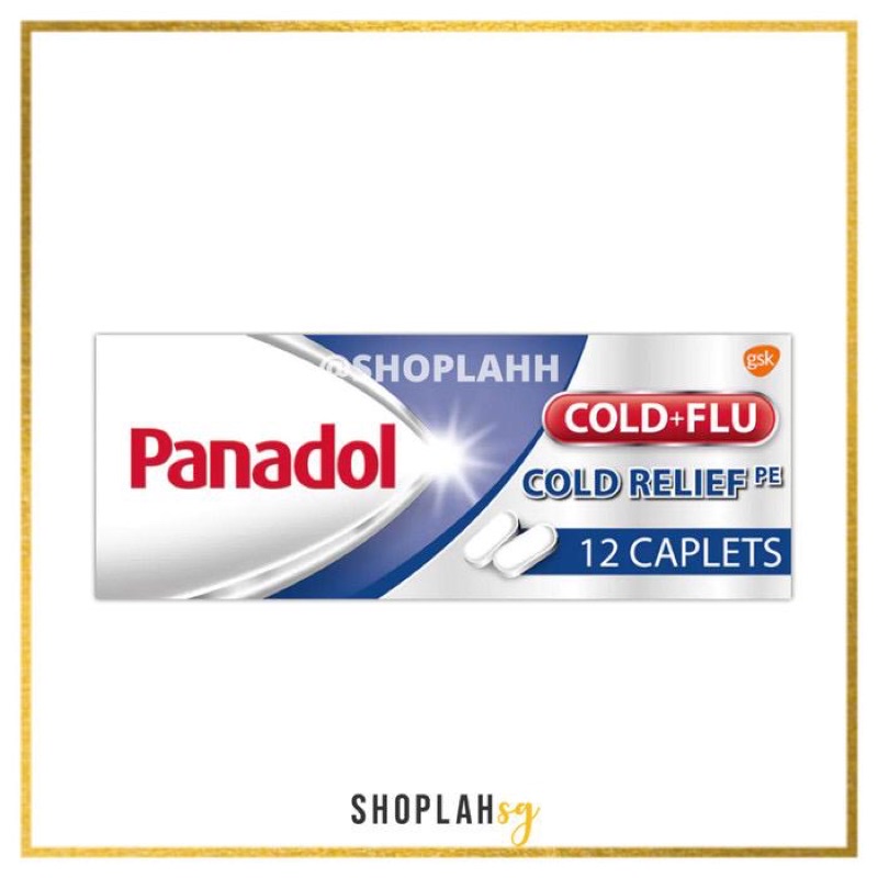 Jual Panadol Cold+Flu Cold Relief Singapore isi 12 Caplets | Shopee ...