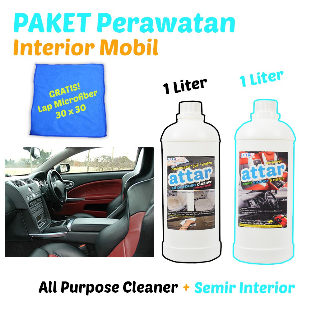 Jual PAKET Pembersih Interior Mobil - Multipurpose Cleaner, Semir ...