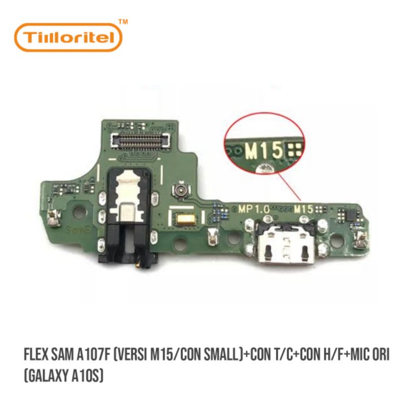 Jual FLEX SAM A107F (VERSI M15/CON SMALL)+CON T/C+CON H/F+MIC ORI (GALAXY A10S) | Shopee Indonesia