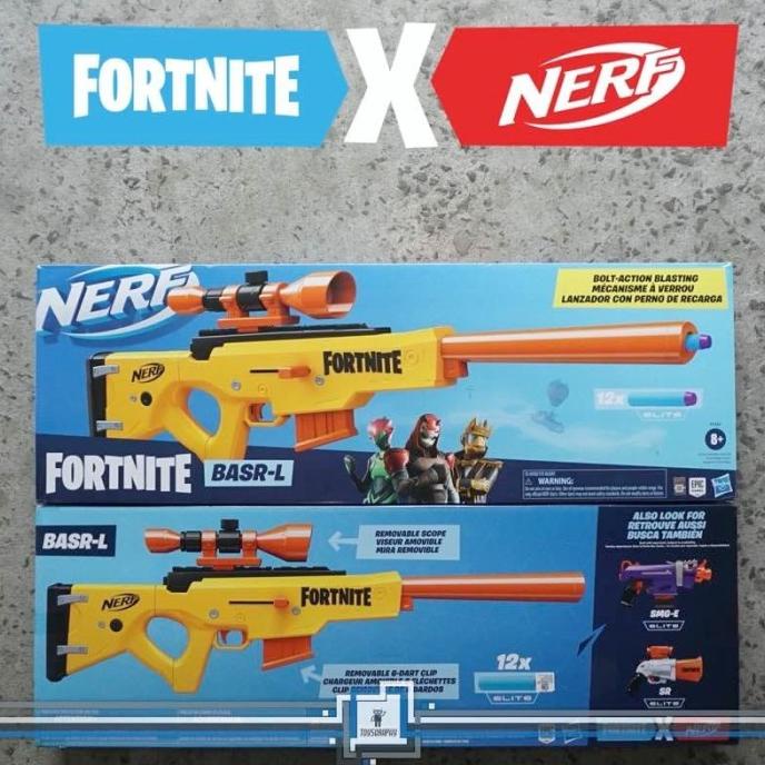 Jual Nerf Fortnite BASRL BASR L BASR-L Bolt Action Sniper Rifle Not ARL ...