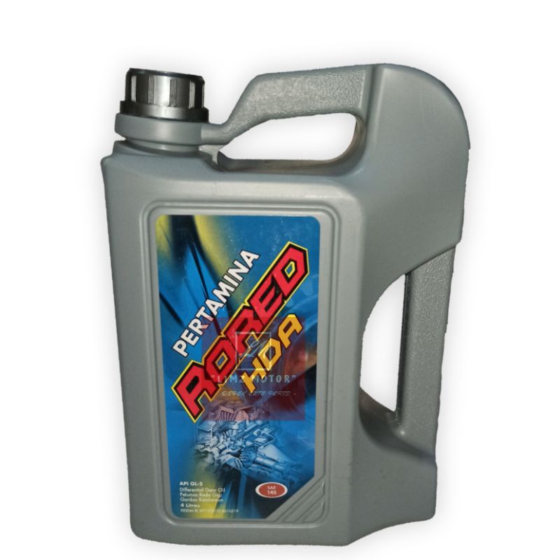 Jual Oli Transmisi-Gardan Pertamina Rored HDA SAE 140 API GL-5 4 Liter ...
