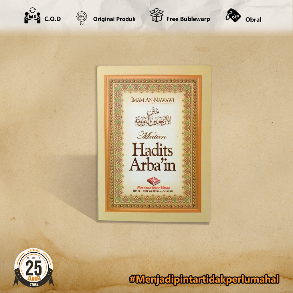Jual Buku Agama Islam : Matan Hadist Arba'in (Ukuran Sedang) | Shopee ...
