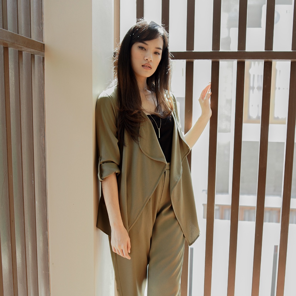 Jual JOUETA | Zeela Relaxed Blazer Wanta Kekinian Terbaru | Set Blazer dan Celana Kulot | Set ...