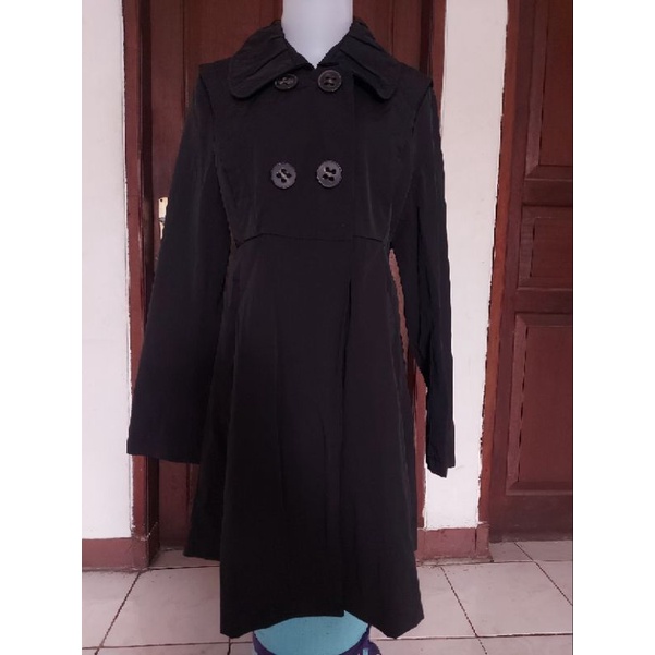 Jual Coat Hitam Megar Waterproof | Shopee Indonesia