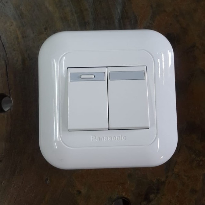 Jual PANASONIC Wide Series Saklar Engkel / tunggal + Engkel hotel (wej ...
