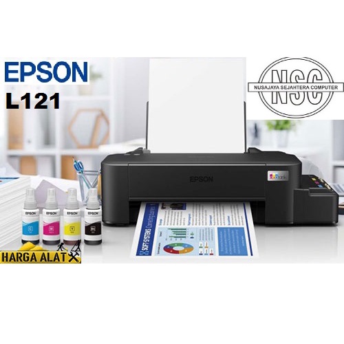 Jual Printer Epson L121 ORIGINAL Pengganti L120 Ink Tank A4 Inktank L 121 | Shopee Indonesia