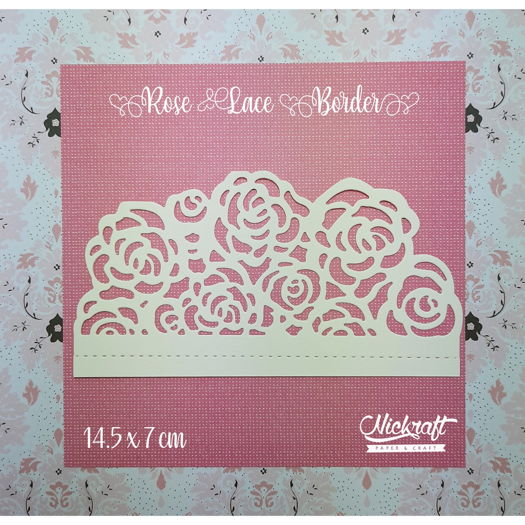 Jual ROSE LACE BORDER - Bahan Scrapbook | Shopee Indonesia