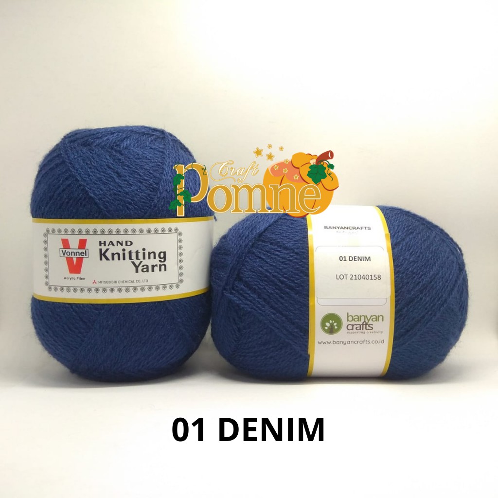 Jual Benang Rajut Wol Lokal VONNEL - Siet Yarn (100gr 800m) | Shopee ...