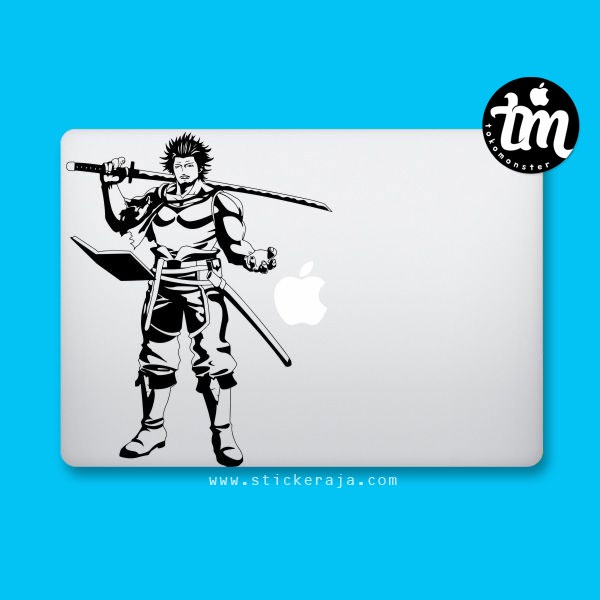 Jual Stiker Laptop MacBook Asus Acer Dell Lenovo - Sticker Black Clover ...